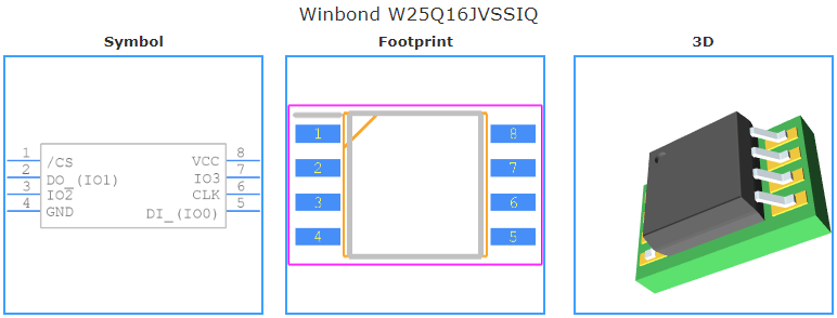 W25Q16JVSSIQ中文资料_PDF数据手册_参数_引脚图_图片-立创商城