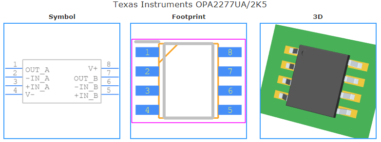 OPA2277UA/2K5中文资料_PDF数据手册_参数_引脚图_图片-立创商城