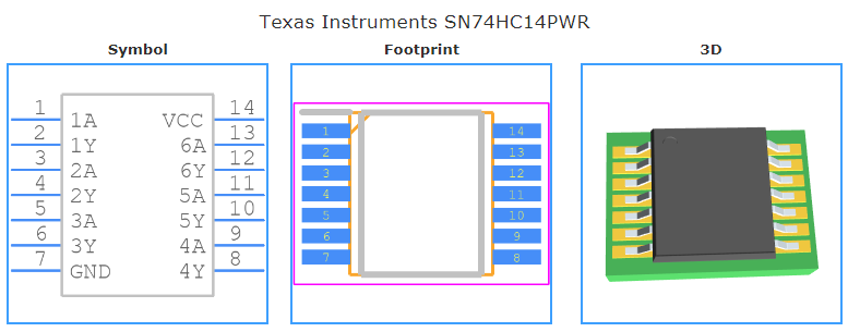 SN74HC14PWR中文资料_PDF数据手册_参数_引脚图_图片-立创商城