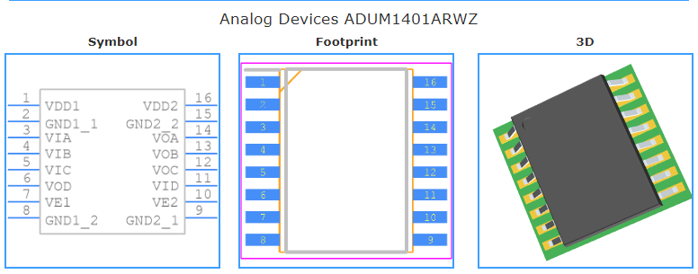 ADUM1401ARWZ中文资料_PDF数据手册_参数_引脚图_图片-立创商城