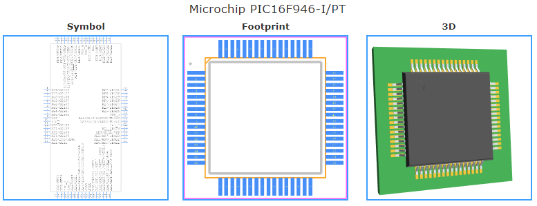 PIC16F946-I/PT中文资料_PDF数据手册_参数_引脚图_图片-立创商城