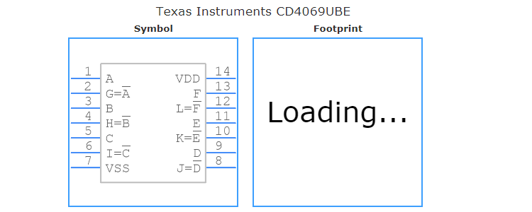 CD4069UBE中文资料_PDF数据手册_参数_引脚图_图片-立创商城