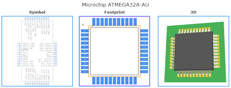 ATMEGA32A-AU中文资料_PDF数据手册_参数_引脚图_图片-立创商城