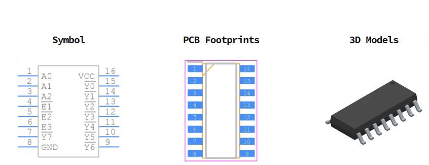 74HC138D,653中文资料_PDF数据手册_参数_引脚图_图片-立创商城