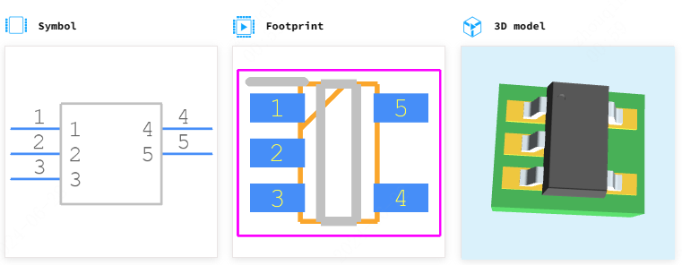 ESDA5V3SC5中文资料_PDF数据手册_参数_引脚图_图片-立创商城